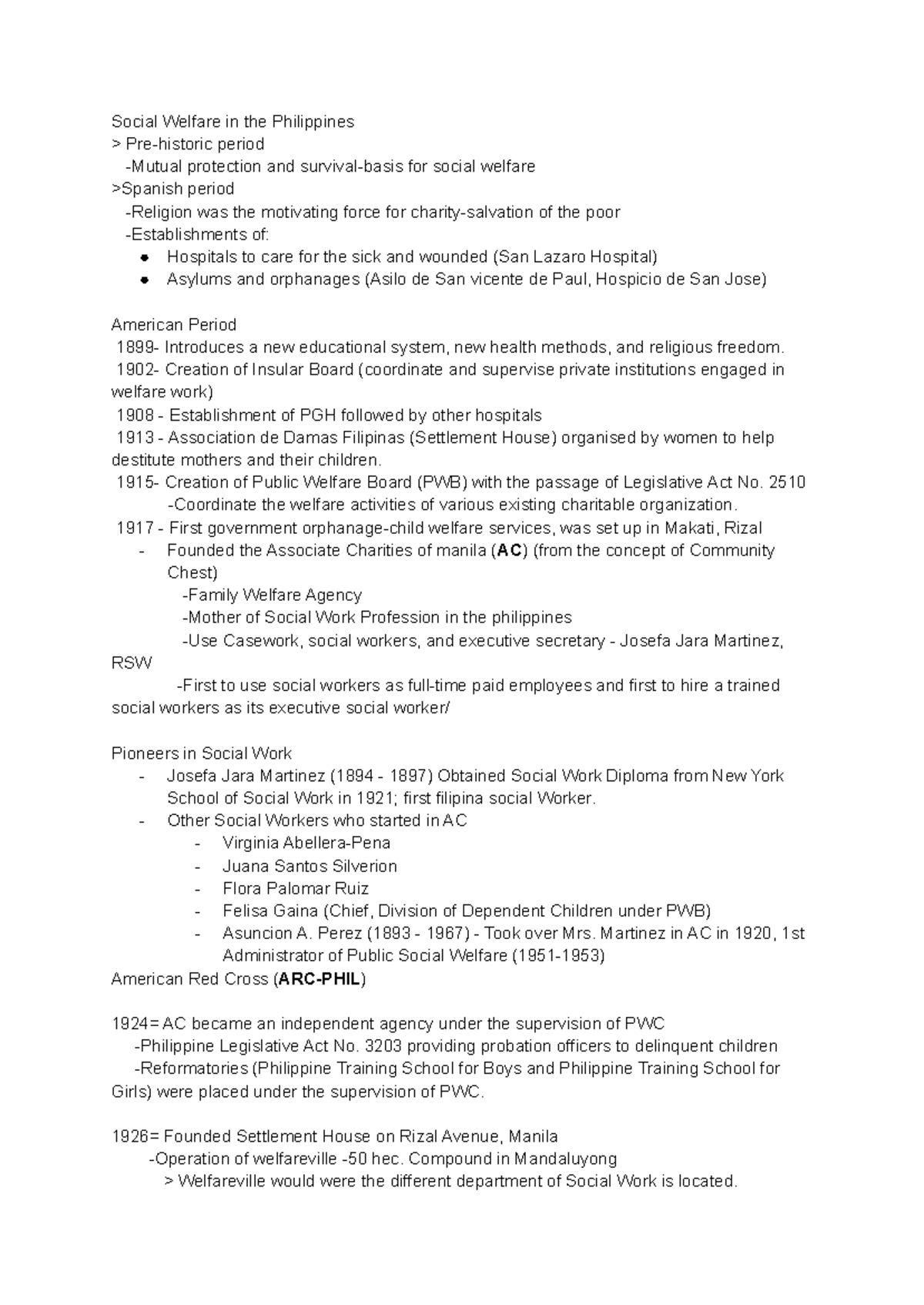 Social Welfare History in the Philippines: From Prehistoric to Modern ...