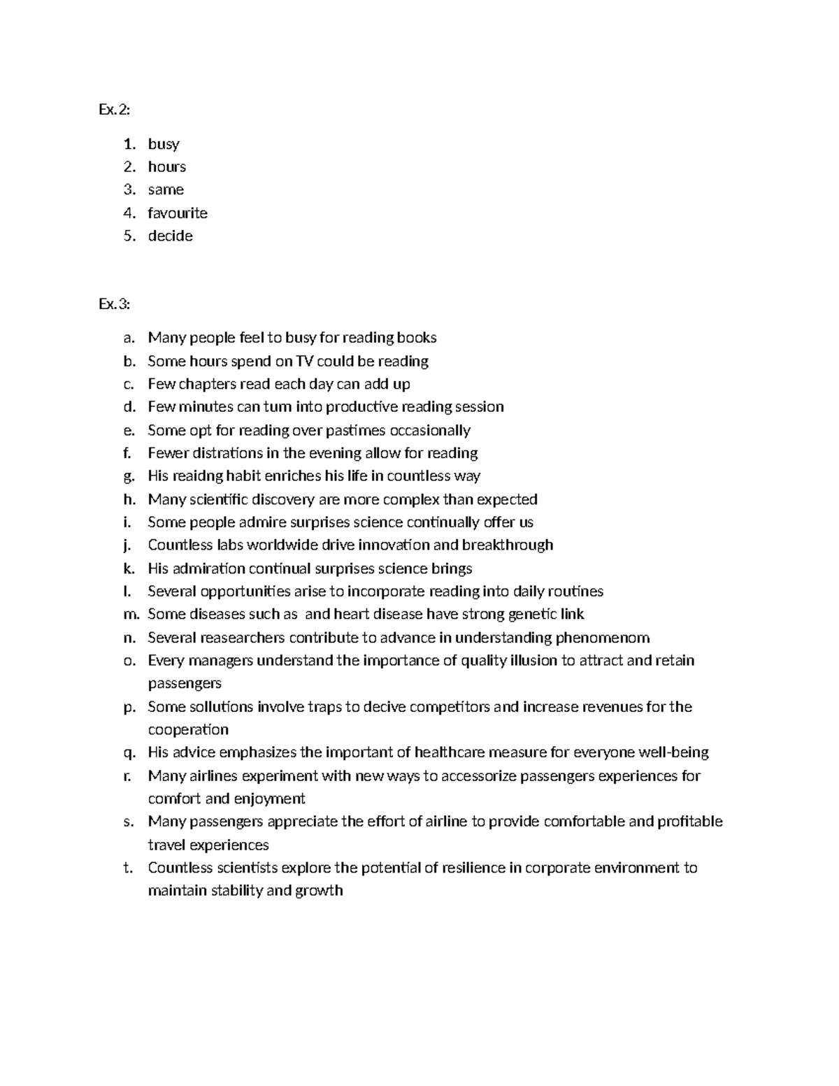 Hw 6-8: Exploring Busy Hours and Reading Habits - Studocu