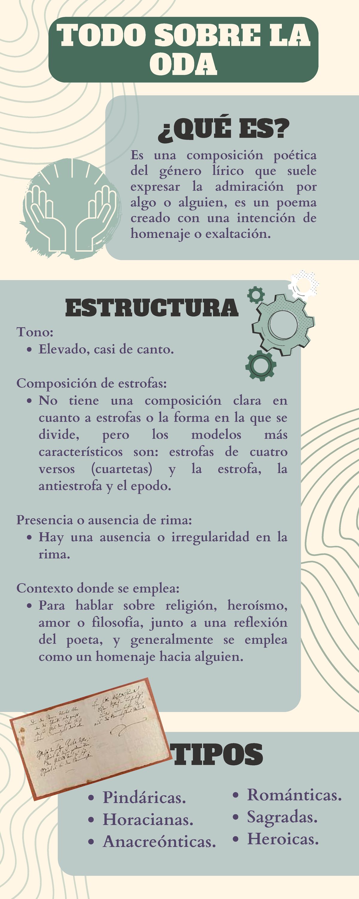 TODO SOBRE LA ODA: Análisis y Estructura Poética - Studocu