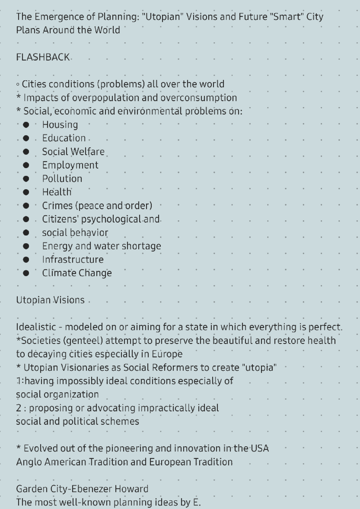 Midterm Review Guide for Effective Planning Strategies - Studocu