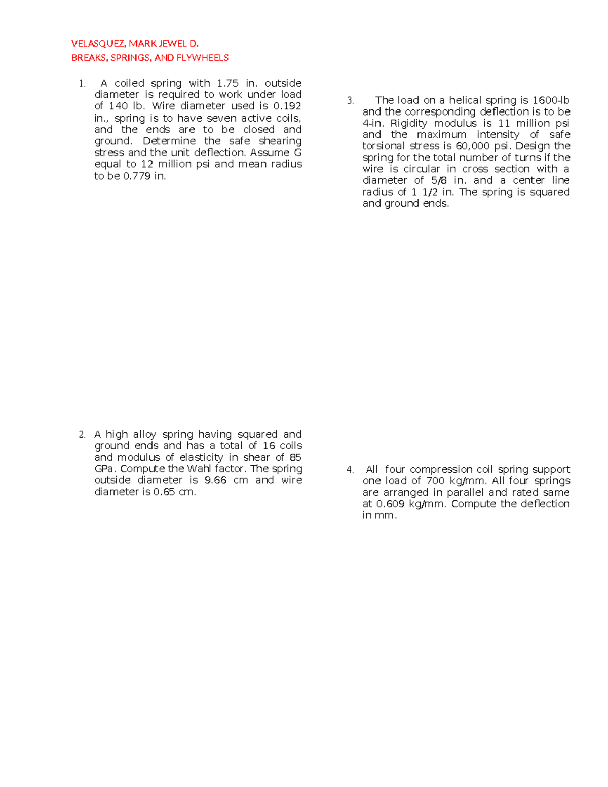 Springs-40-Problems-Analysis-and-Design-Study-Guide - Studocu