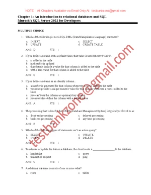 Test Bank Solutions for Automotive Technology 7E: Chapter 1 Overview ...