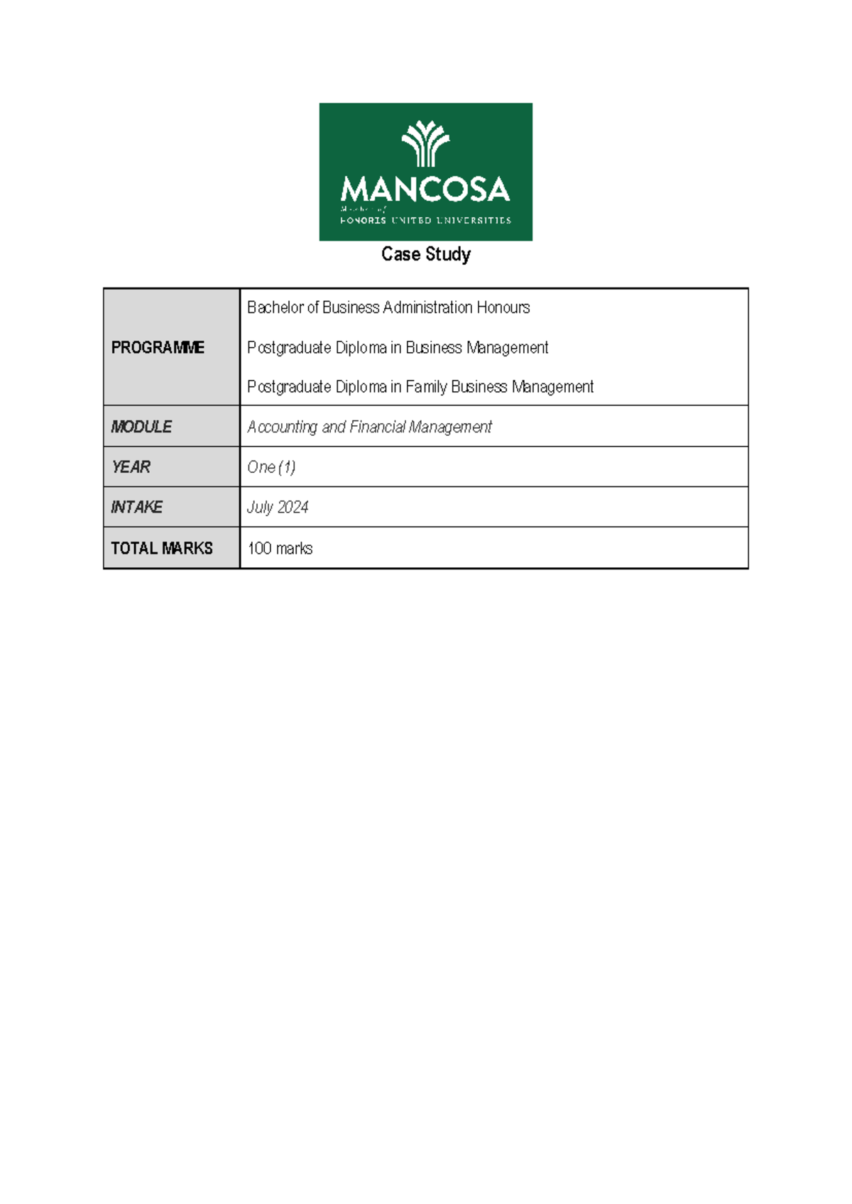 Accounting and Financial Management Assessment: Hartley Limited Case ...