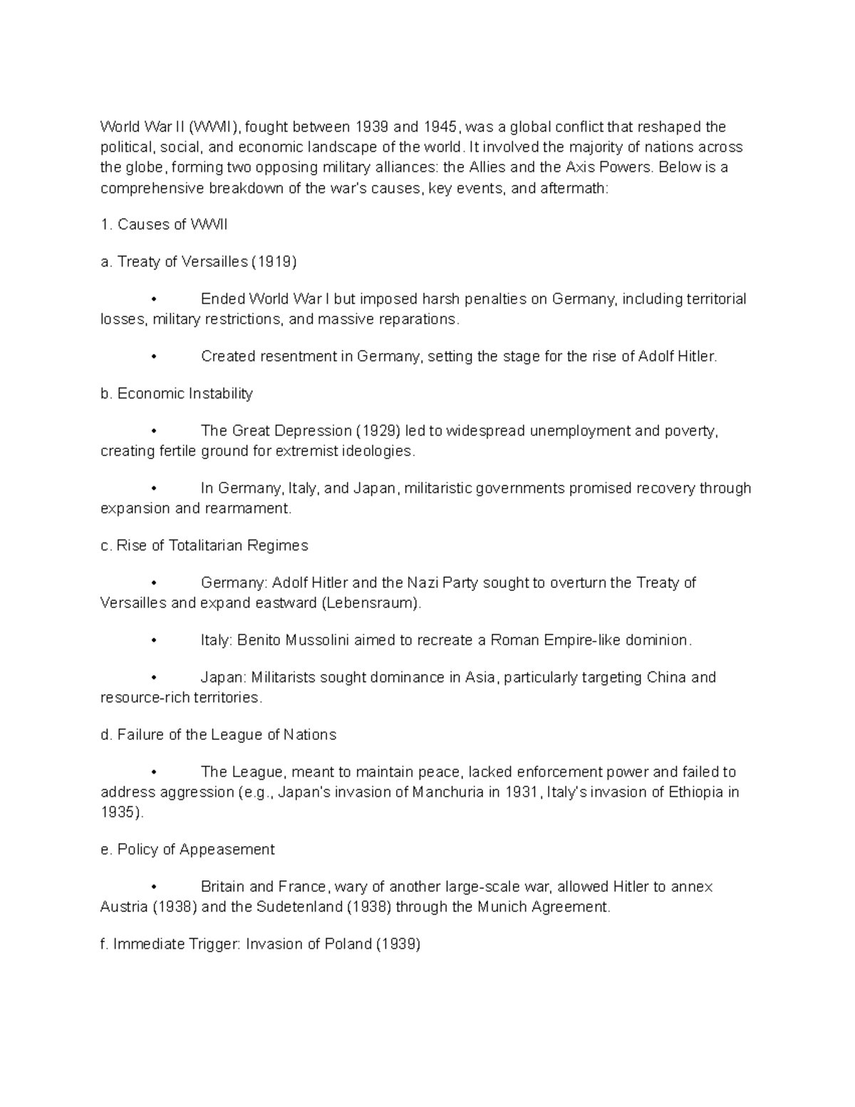 Key Leaders and Events of WWII: Allied vs. Axis Powers Overview - World ...