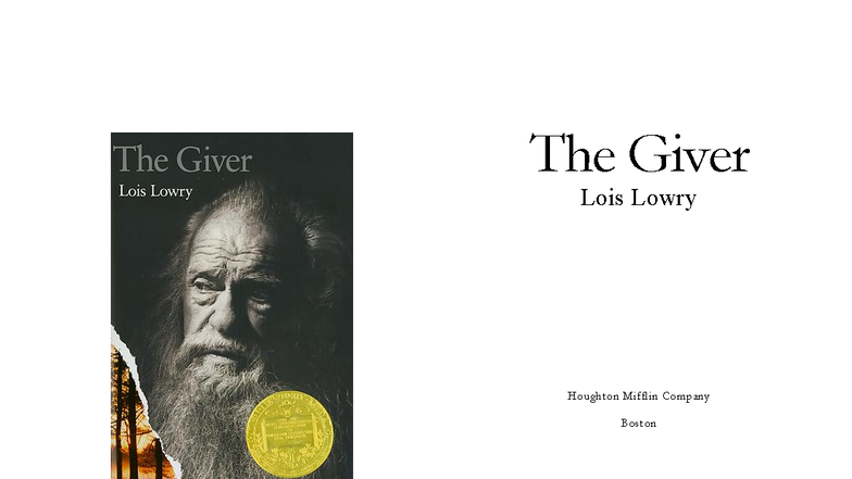 The Giver (Final Exam Study Notes) - Analysis and Key Themes - Studocu