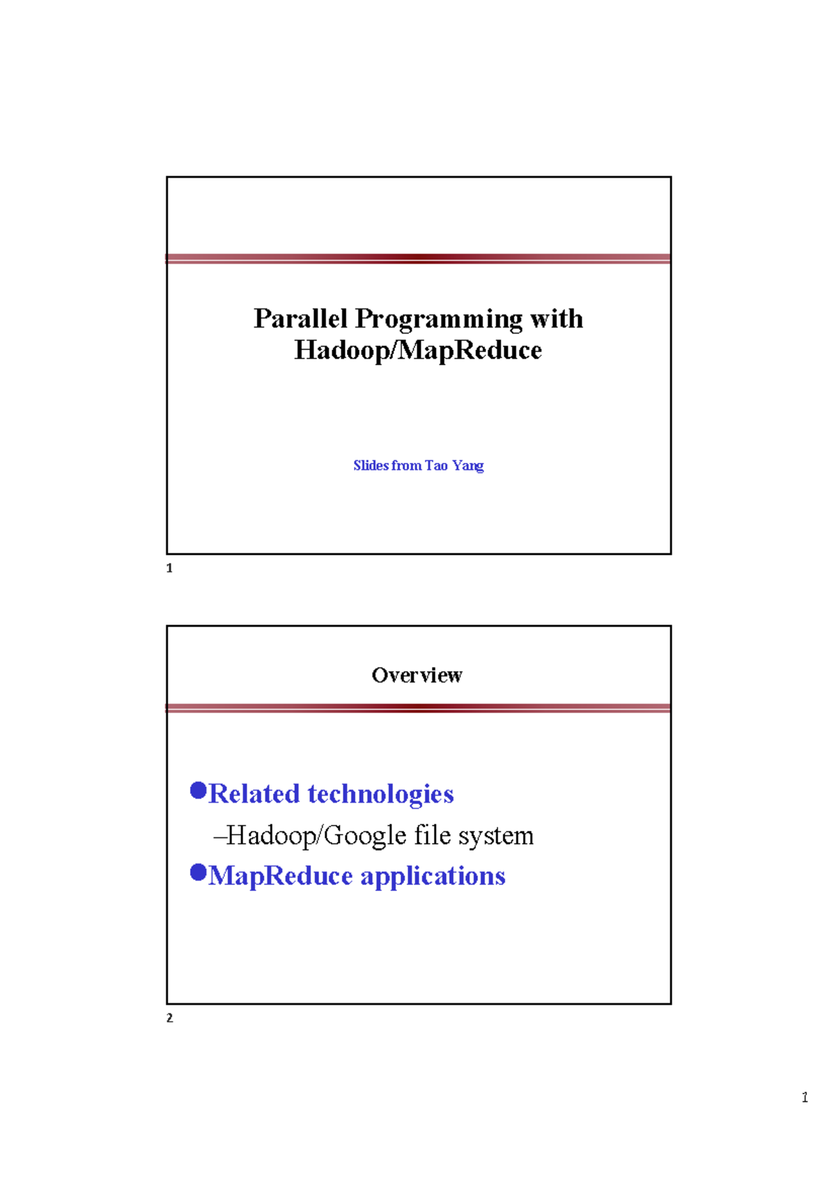 04-1 Mapreduce - Page 1 Parallel Programming with Hadoop/MapReduce ...