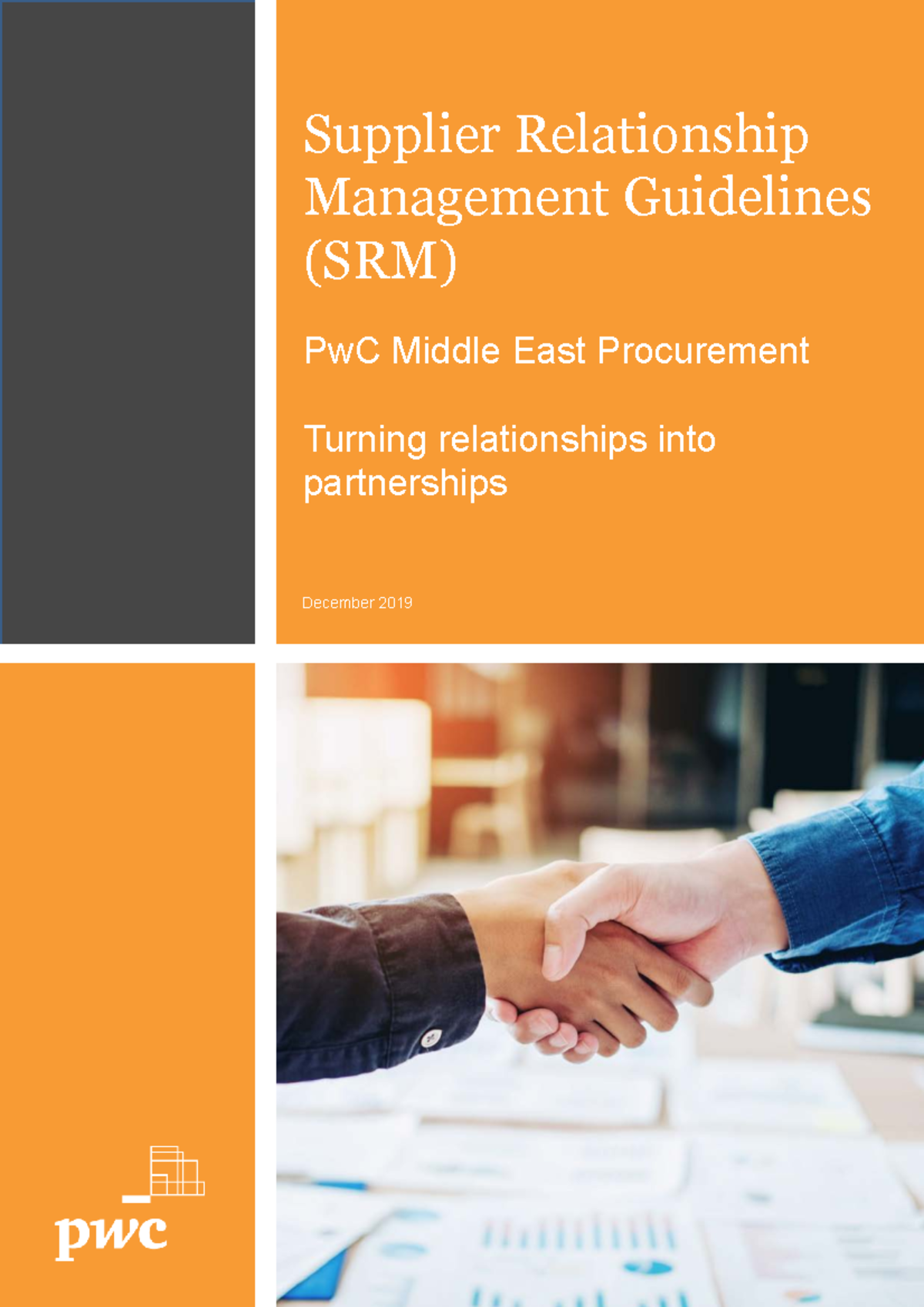 Supplier Relationship Management Guidelines (SRM) - PwC Middle East ...