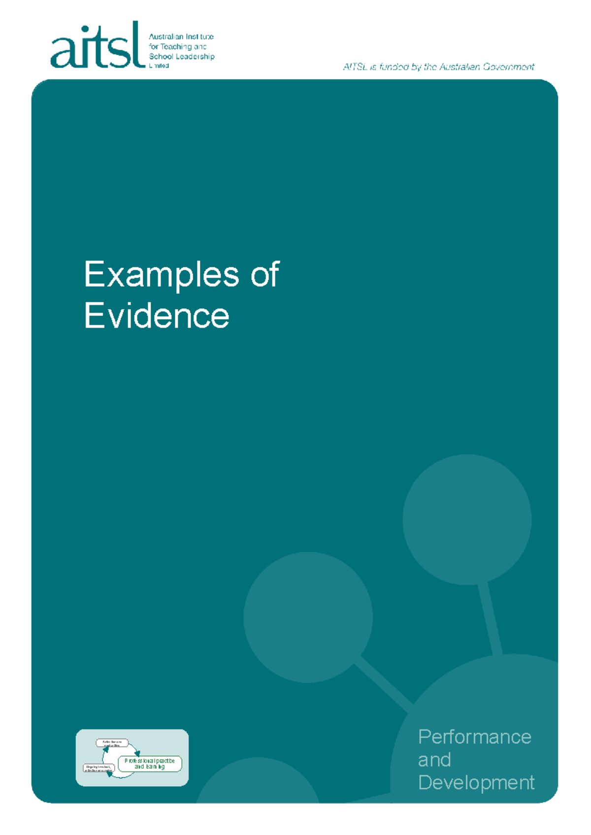 AITSL Evidence Examples: Reflection, Feedback & Professional ...
