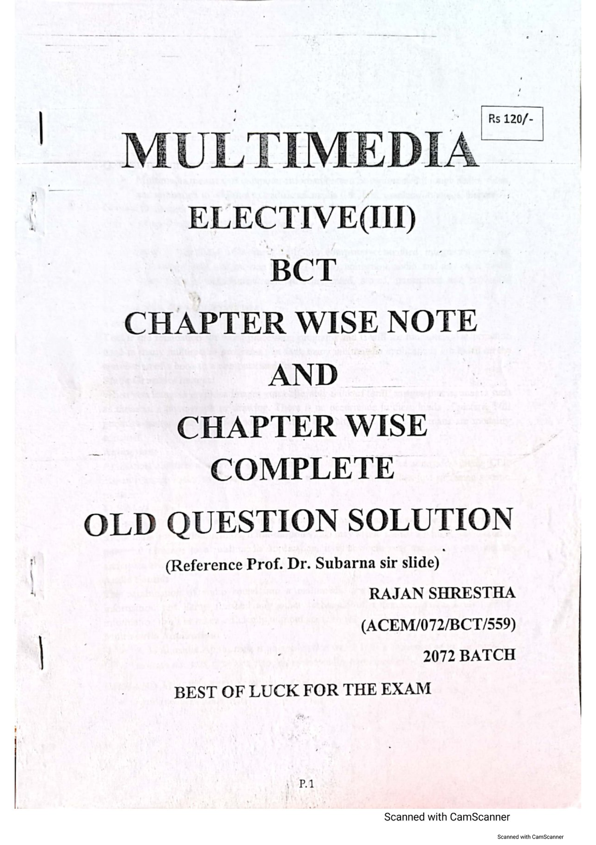 Multimedia System ioenotes - Multimedia Computing - Studocu