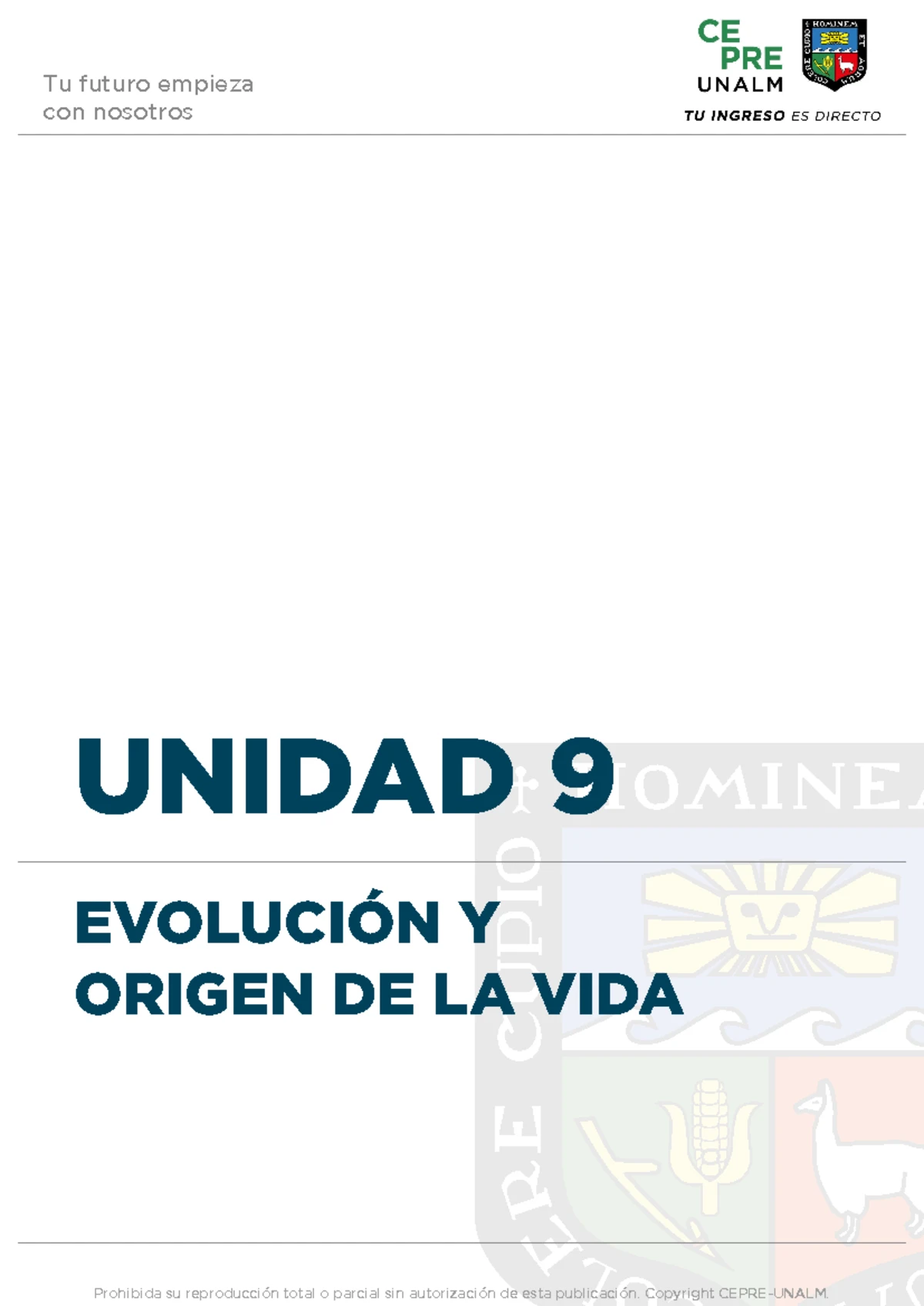 Bio4 - MATERIAL DE BIOLOGIA DE LA CEPREUNALM - Tu futuro empieza con ...