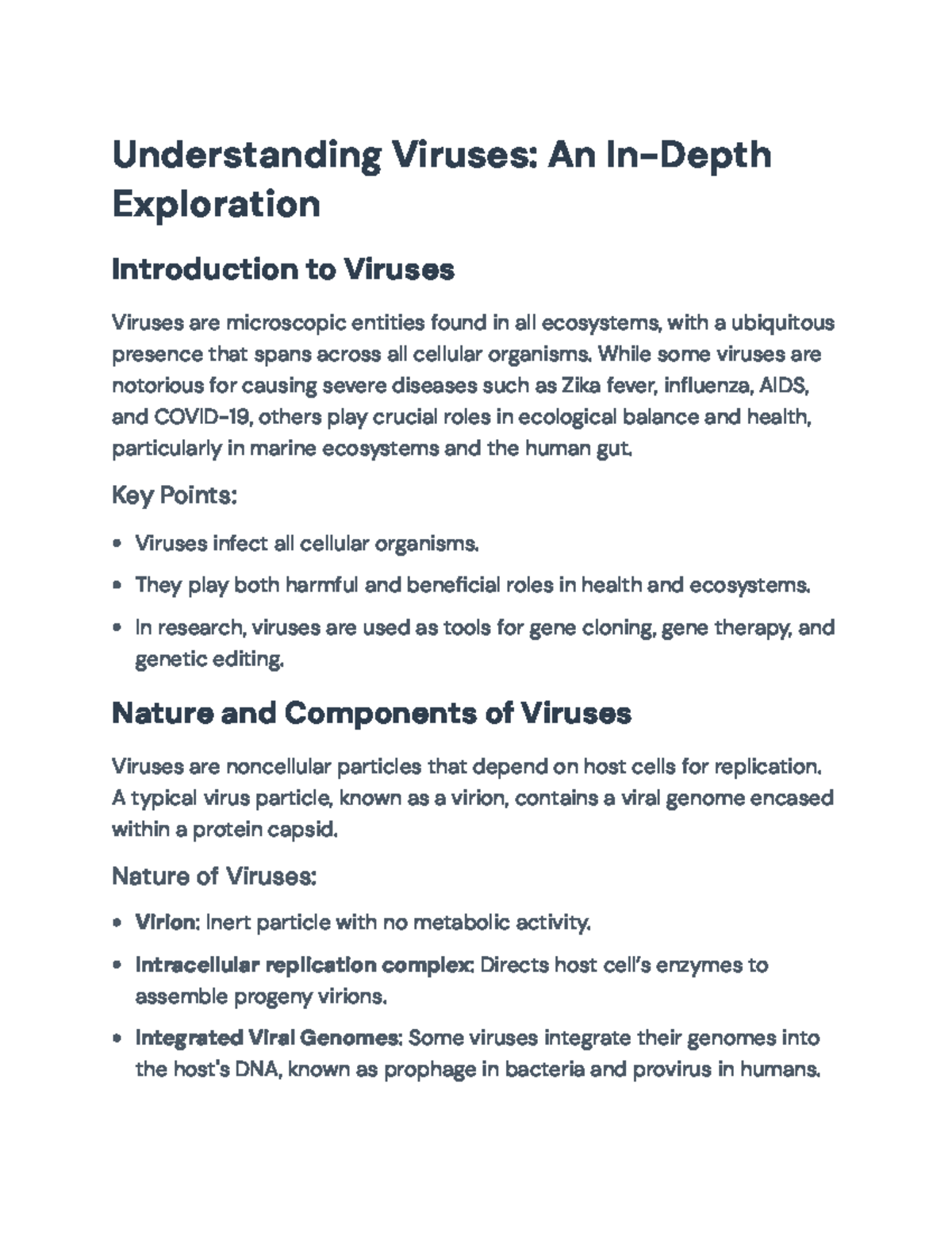 Understanding Viruses: Structure, Classification & Ecological Roles ...