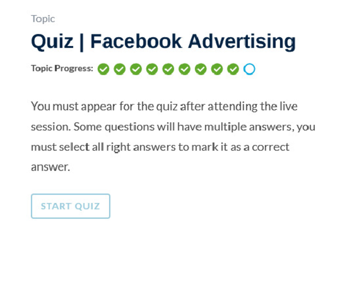 02-Quiz Facebook Advertising - b) Foundation of Digital Marketing & Web ...