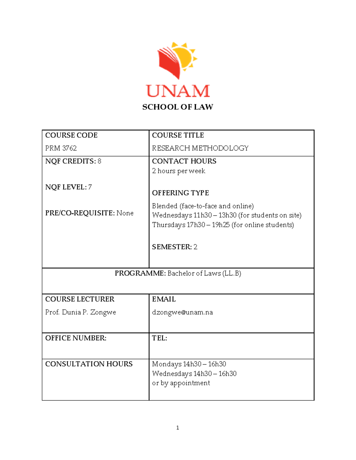 PRM 3762 Research Methodology Course Outline and Overview - Studocu