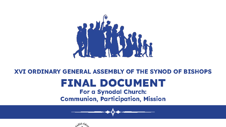 XVI ORDINARY GENERAL ASSEMBLY OF THE SYNOD OF BISHOPS: Final Document ...