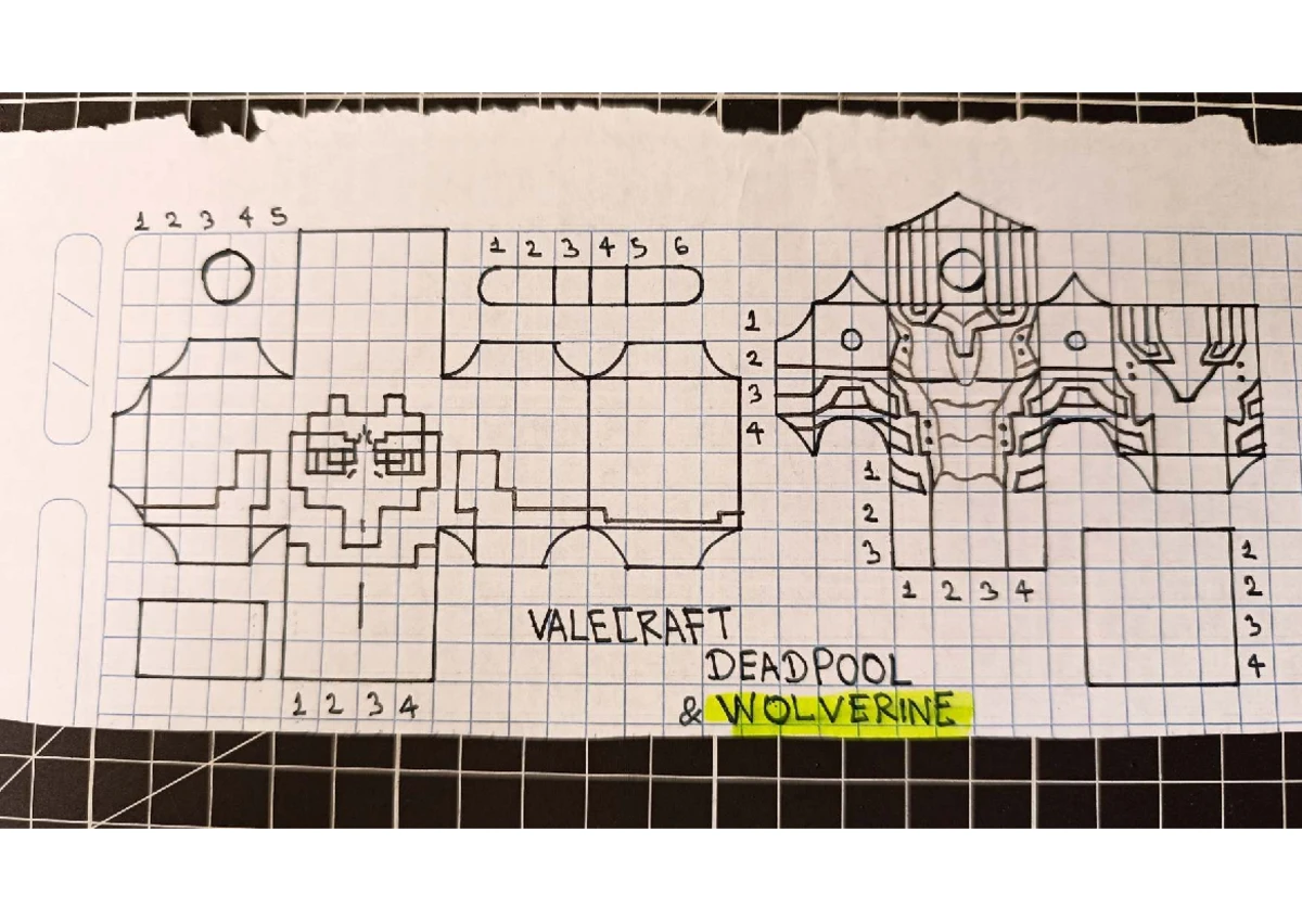 Deadpool Papercraft Guide by Valecraft (12345) - Studocu