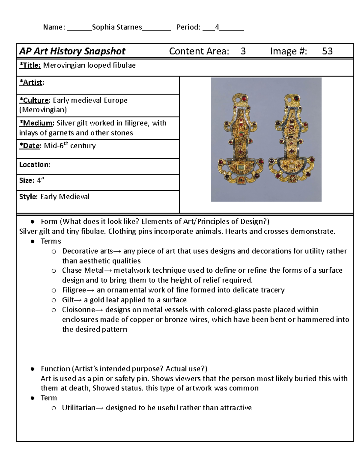 Final Exam: AP Art History 3.2 Early Medieval Workbook Summary - Studocu