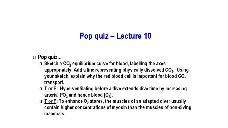 Pop quiz10 - practice pop quiz for midterm questions - BIO 3302 – SLIDE ...
