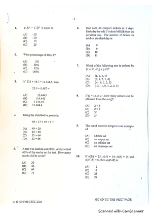 June 2019 p1 - maths p1 past papers - Mathematics - Studocu