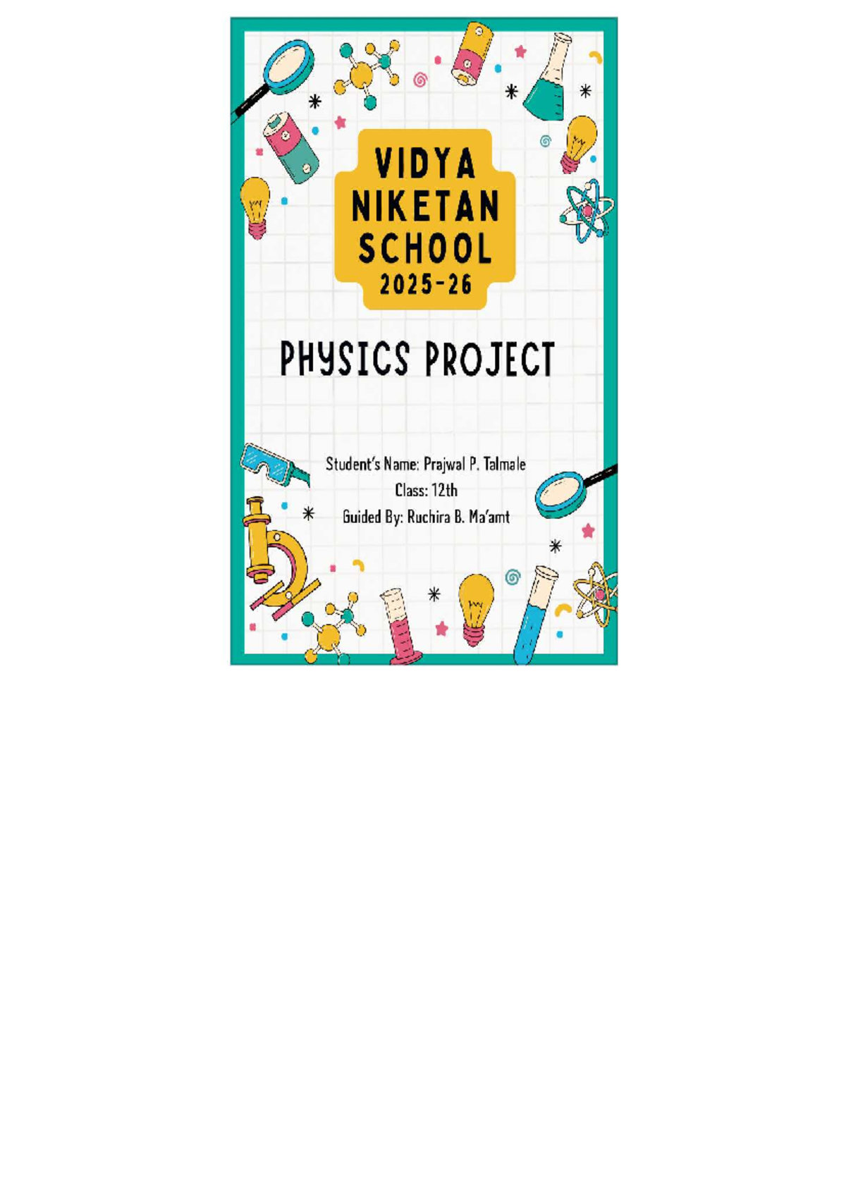 12th Grade Physics Project: Transformer Voltage Ratio Analysis - Studocu