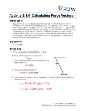 Activity 2.1.1-Tolerate This - PLTW - IED - Unit 2 - Lesson 2 - Activity 2.1 - 1/31/ Unit 2 ...