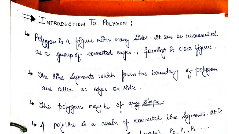 Unit 3: Introduction to Polygons and Clipping Techniques - Studocu