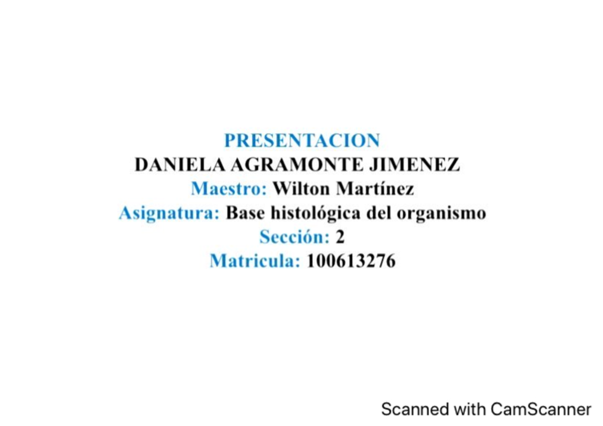 Guía tejido nervioso - PRESENTACION DANIELA AGRAMONTE JIMENEZ Maestro: Wilton Martínez ...