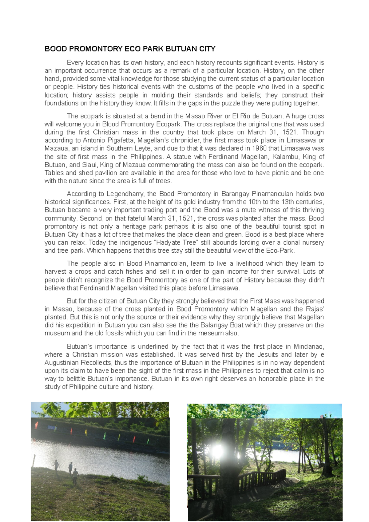 Bood Promontory Eco Park: Historical Significance & Tourist Spot ...