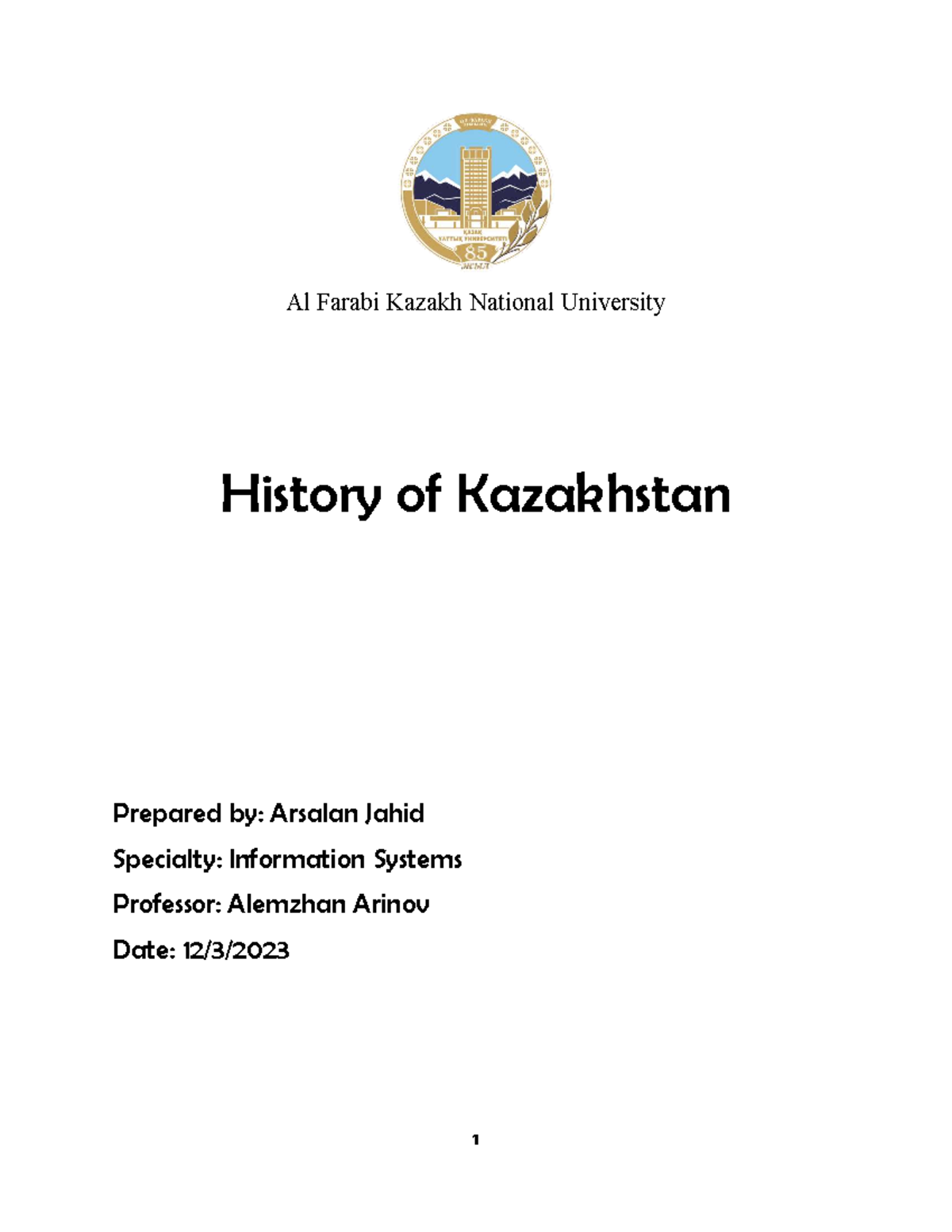 History of Kazakhstan: The Sakas and Their Culture (IS 101) - Studocu
