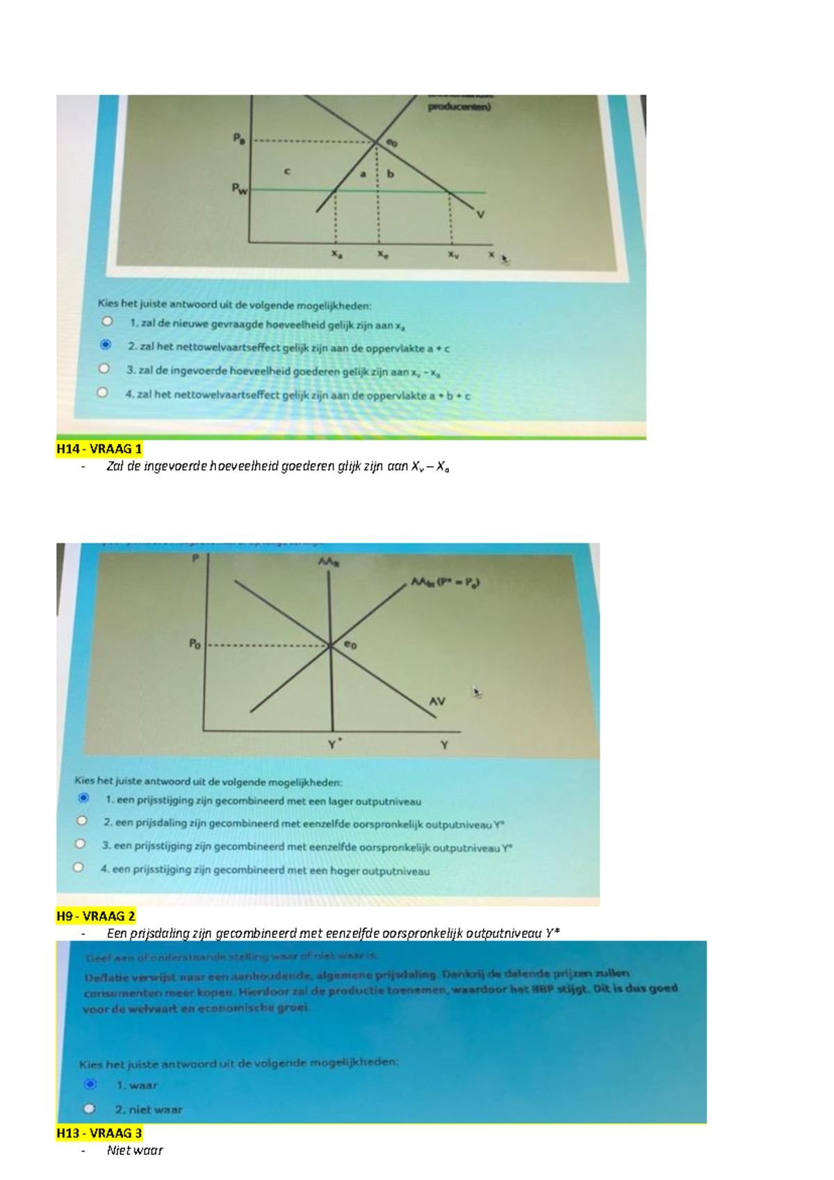 H14-H15 Samenvatting Macro Economie: Vragen en Antwoorden - Studocu