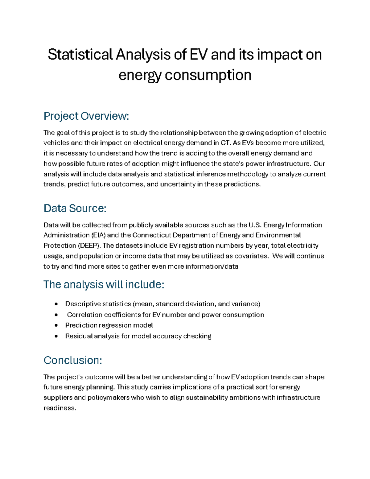 ENGR 3400 Final Project: Statistical Analysis of EV Impact on Energy ...