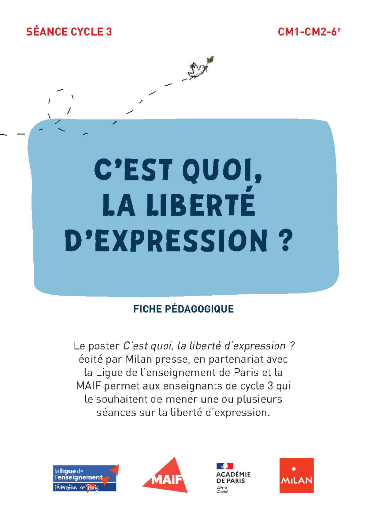 Fiche Pédagogique Cycle 3 : La Liberté d'Expression en Classe - Studocu