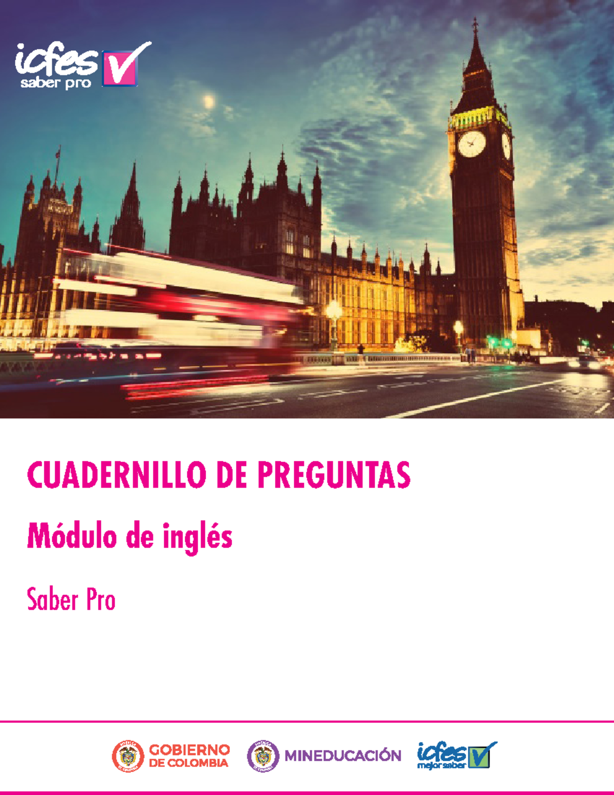 Cuadernillo de Preguntas - Módulo Inglés Saber Pro - Studocu