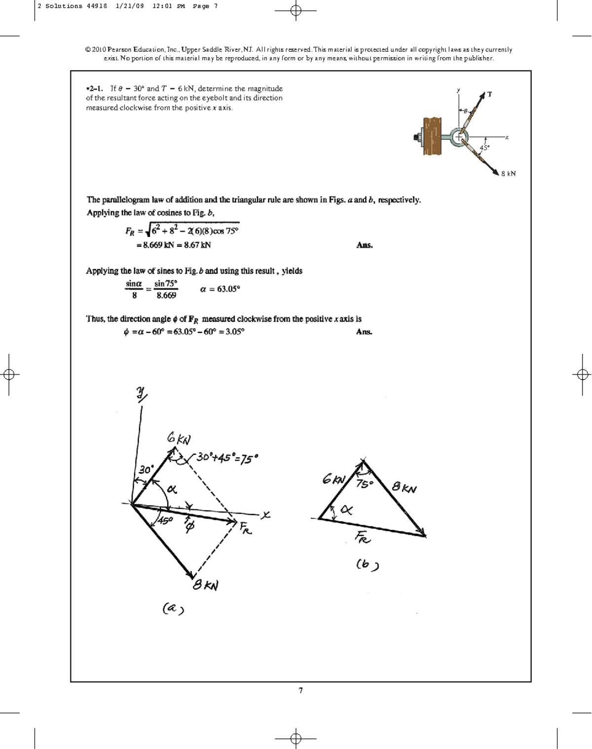 Static chap 2 sol hibbler rigidbodies - Bachelor of Science in Civil ...