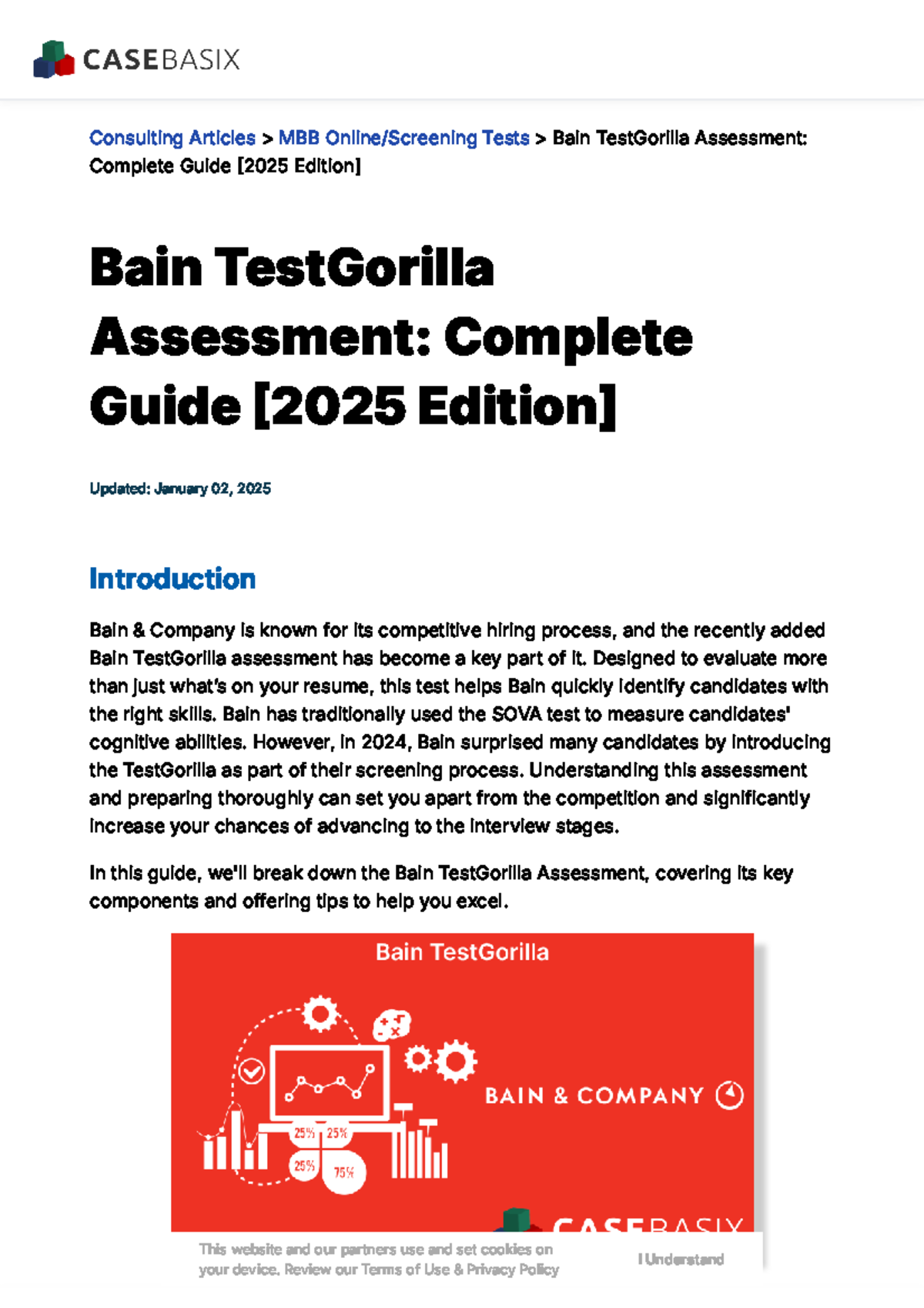 Bain TestGorilla Assessment Preparation: Key Insights & Strategies ...