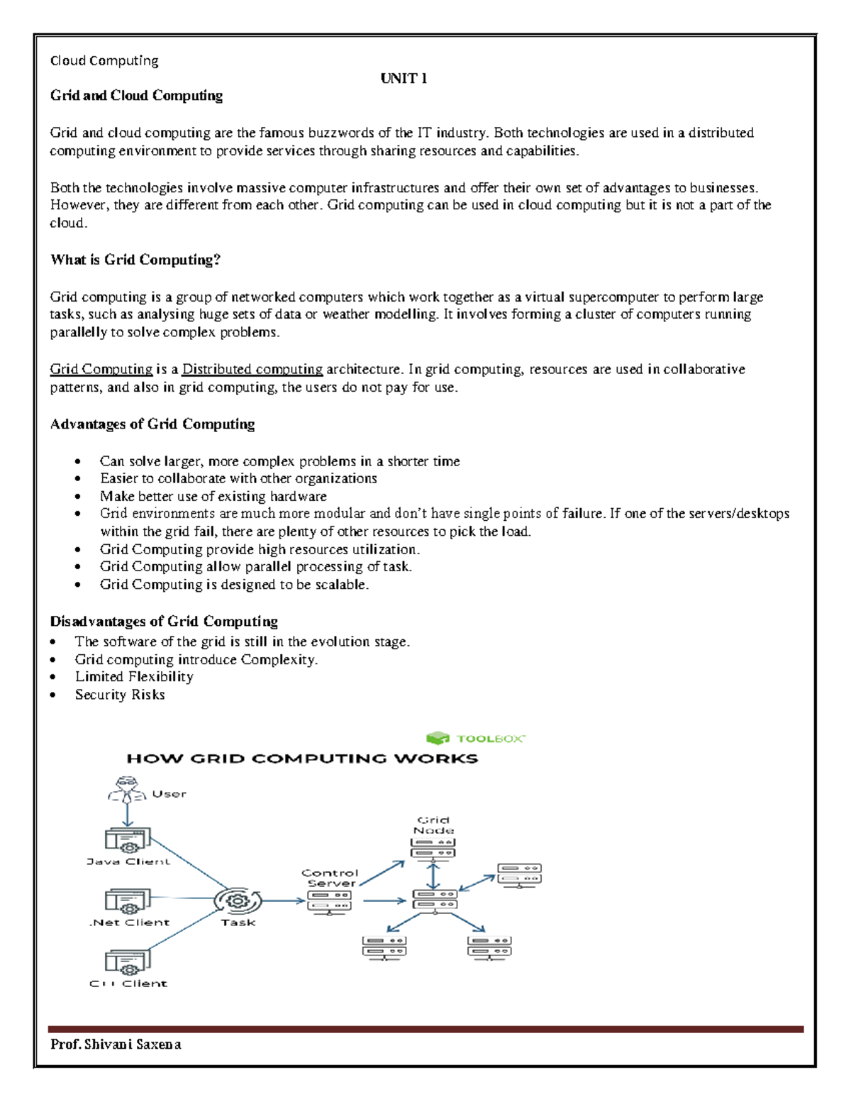 UNIT 1 - These are the notes of cloud computing B.tech Aiml 6th ...