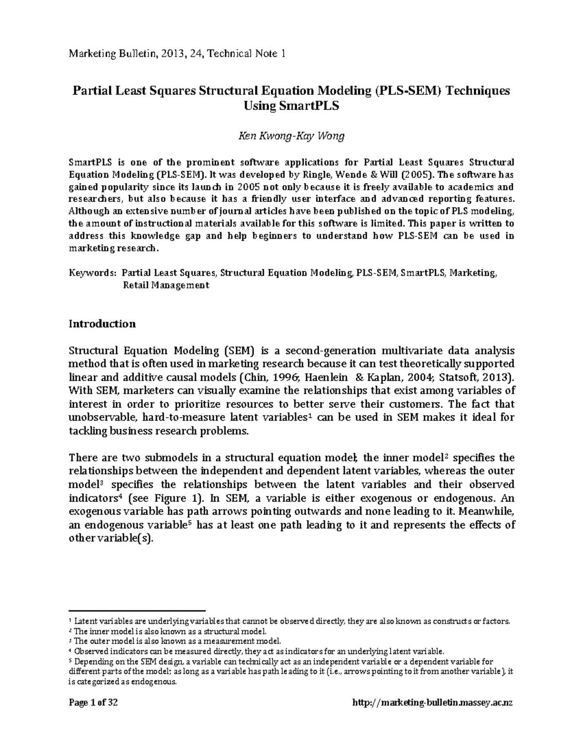 SmartPLS Tutorial: A Guide to PLS-SEM Techniques and Applications - Studocu