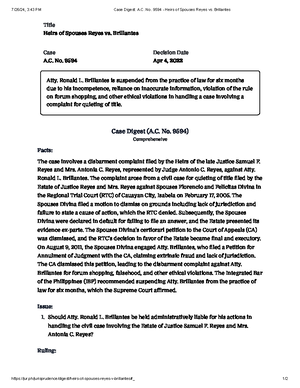 Preliminary-Conference-Brief Sample Defendants - Republic of the ...