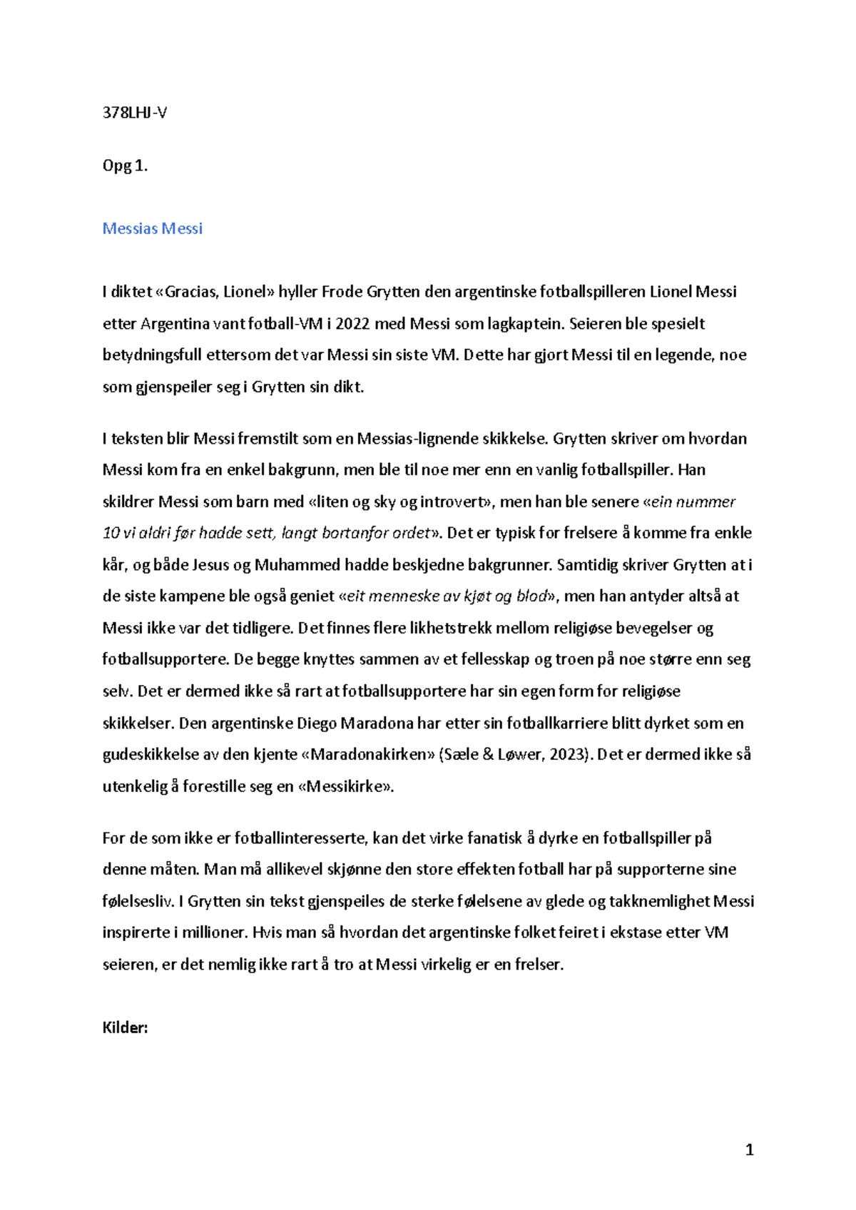 Norsk VG3 eksamen - Fagartikkel: Modernisme og Samfunnskritikk - Studocu