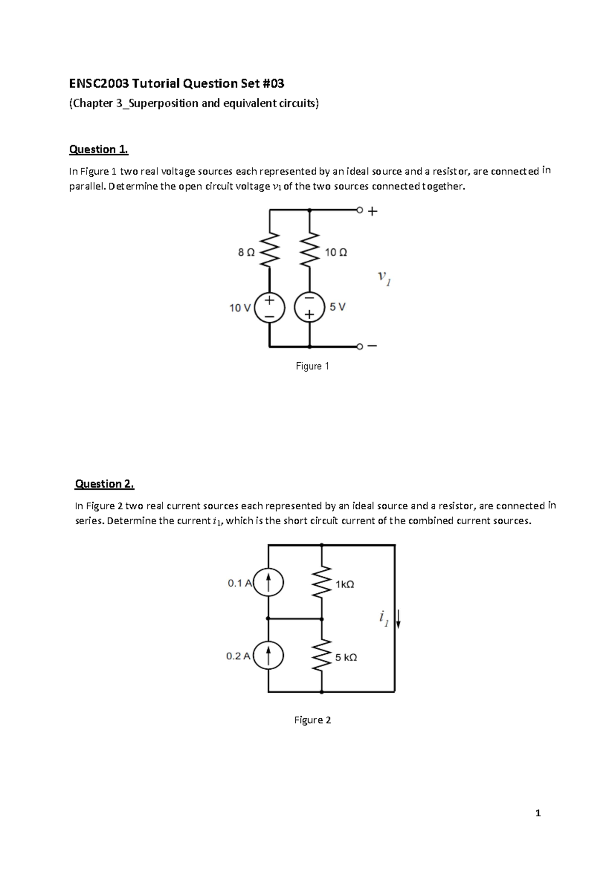 ENSC2003 Tutorial Question Set 03 - 1 ENSC2003 Tutorial Question Set ...