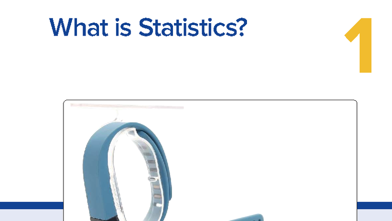 Chapter 1: Introduction to Statistics - Concepts and Applications - Studocu