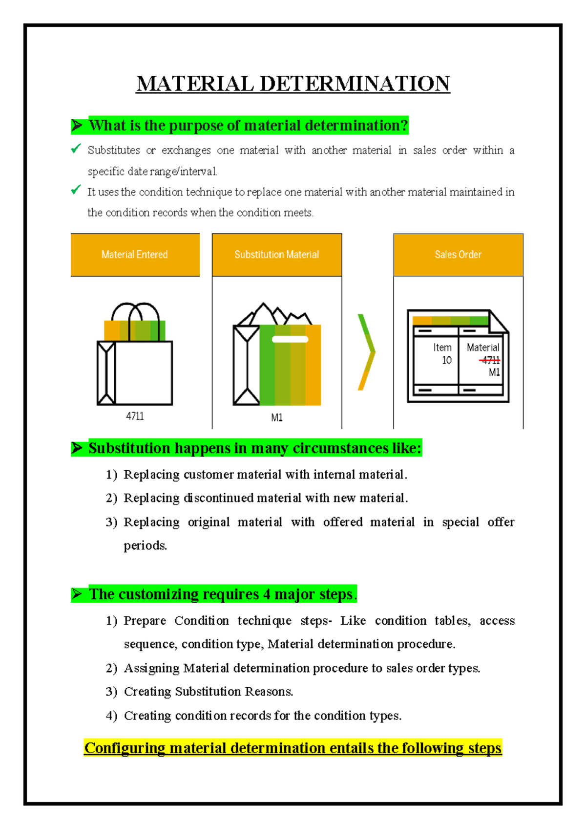 Material Determination Final Exam Notes for Course SD 101 - Studocu