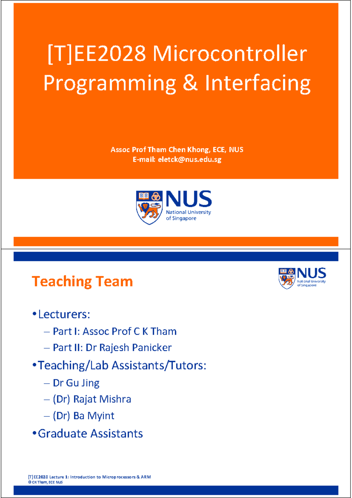 [T]EE 2028 Lecture 1 Introduction - Warning: TT: undefined function: 32 - Studocu