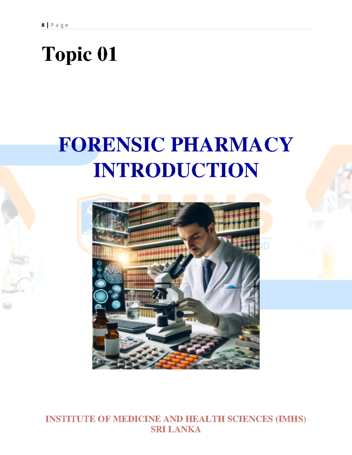 Forensic Pharmacy and Legal Frameworks: Acts & Regulations Overview ...