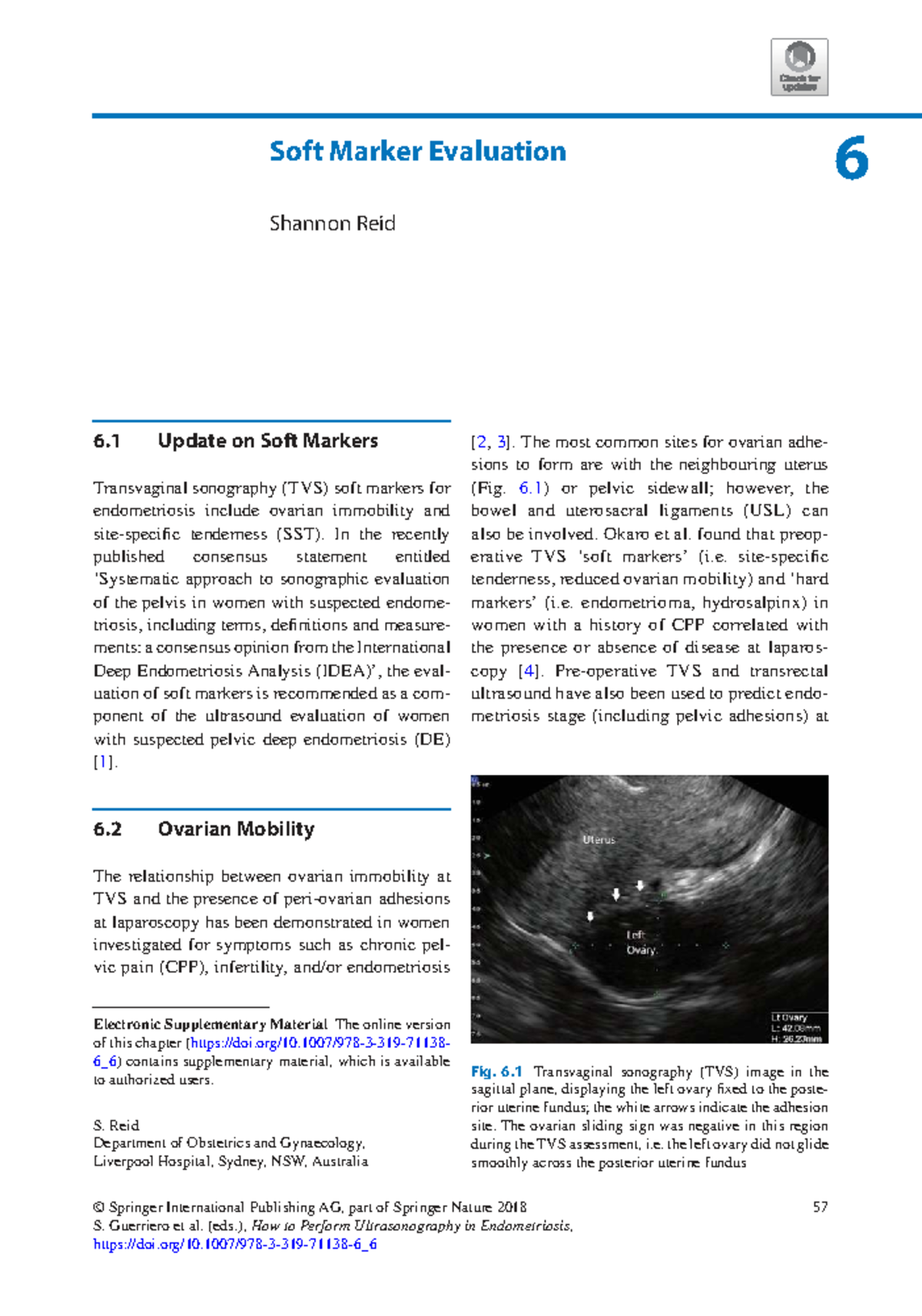 Soft Marker Evaluation for Endometriosis: Insights from TVS Analysis - Studocu