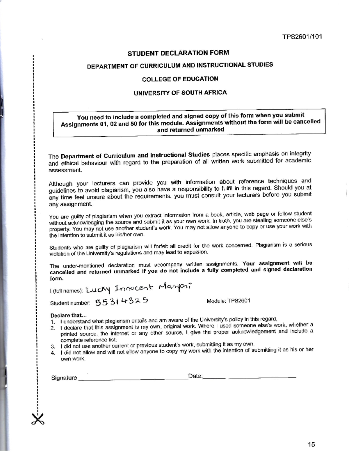 TPS 2601 Ass 2 - Detailed Overview of Assignment 2 (2020) - Studocu