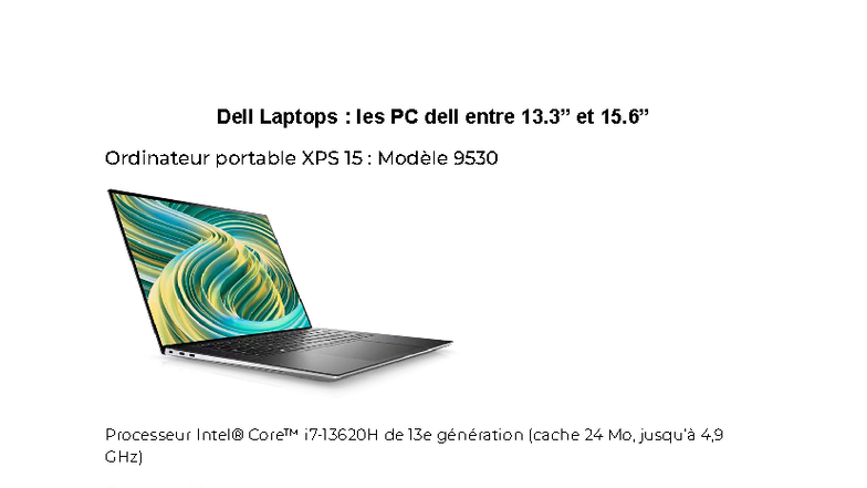 Dell Laptops: XPS, Inspiron & Latitude Models Overview - Studocu