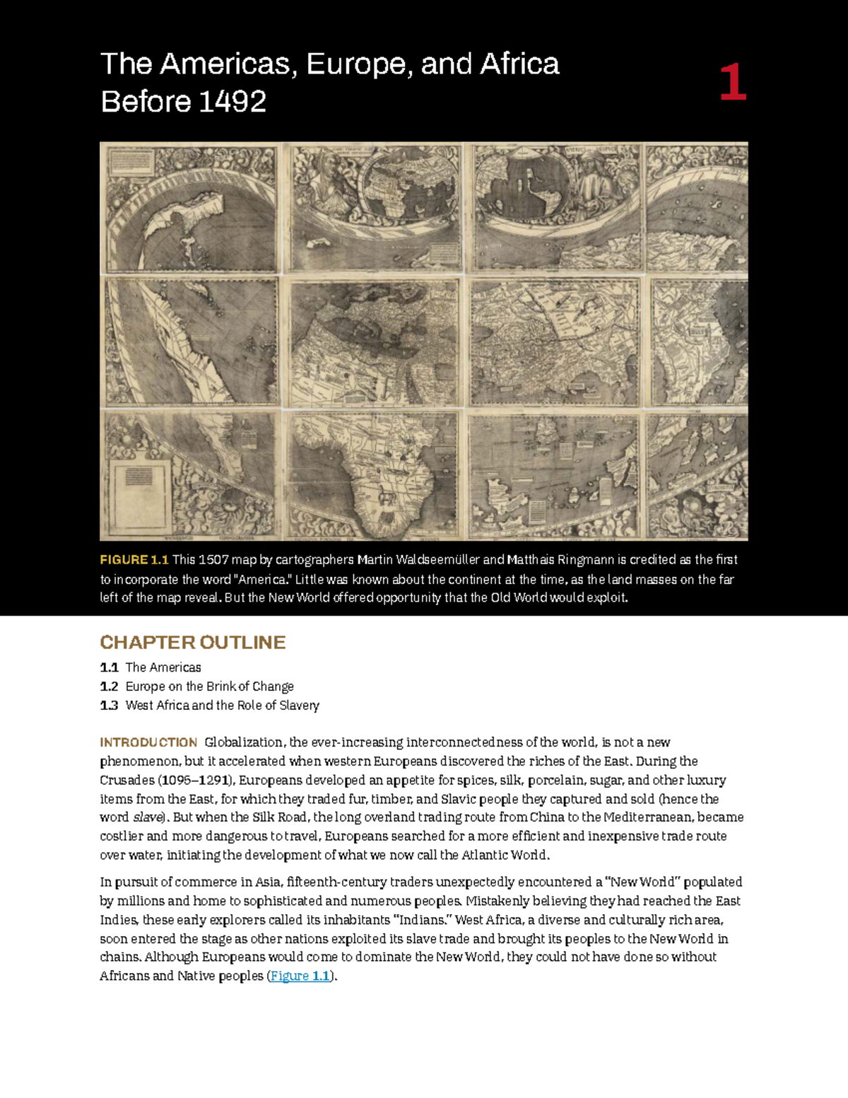 The Americas, Europe, and Africa Before 1492: A Historical Overview ...