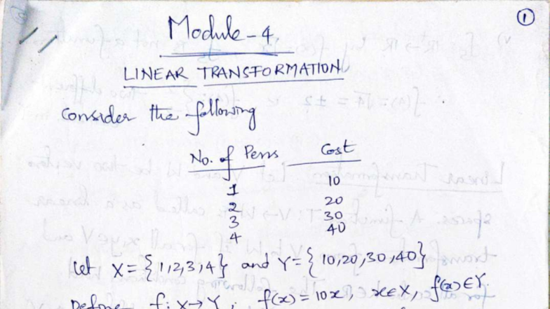 Fall 2025-26 VL BMAT201L 00100 Lecture Notes on Linear Transformations ...