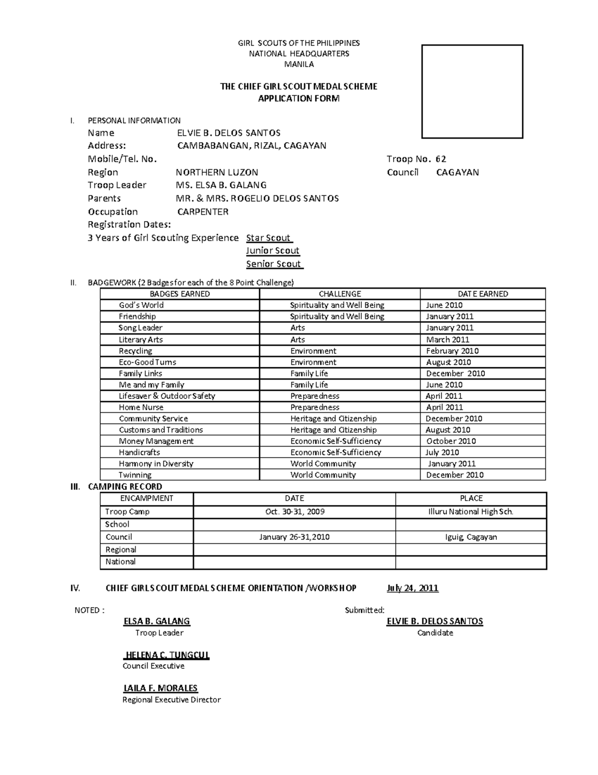 100344623 CGSMS Phase Forms: Chief Girl Scout Medal Scheme Applications - Studocu