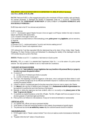 Fundamental Powers of the State_ Police Power - I. FUNDAMENTAL POWERS ...